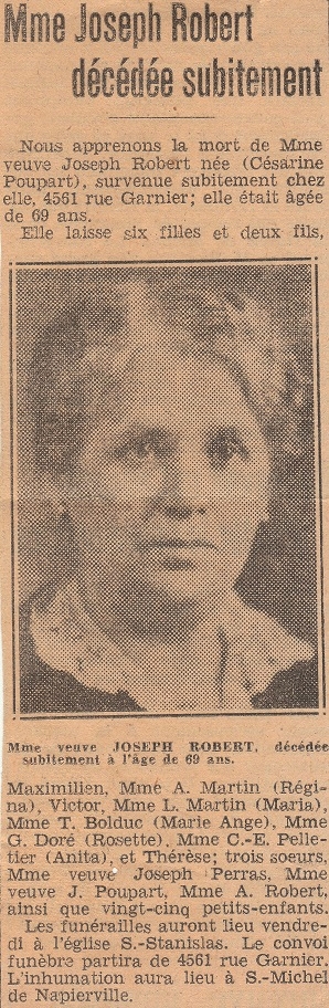 Joseph Robert et Césarine Poupart – Projet La Pigeonnière